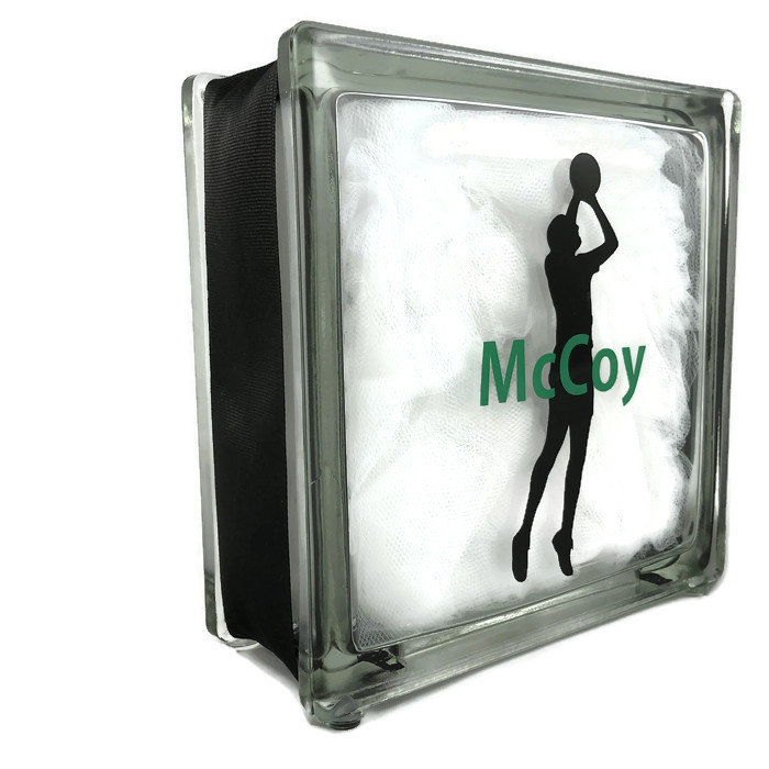 Basketball Glass Block Basketball Player Night Light - Etsy