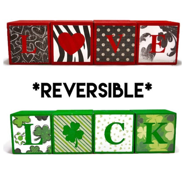 Reversible Blocks - Etsy