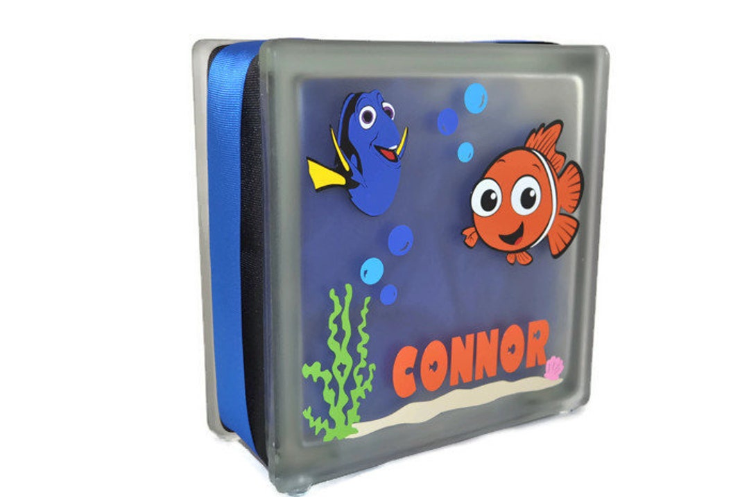 Finding Nemo Glass Block Finding Nemo Night Light Finding Dory Glass ...