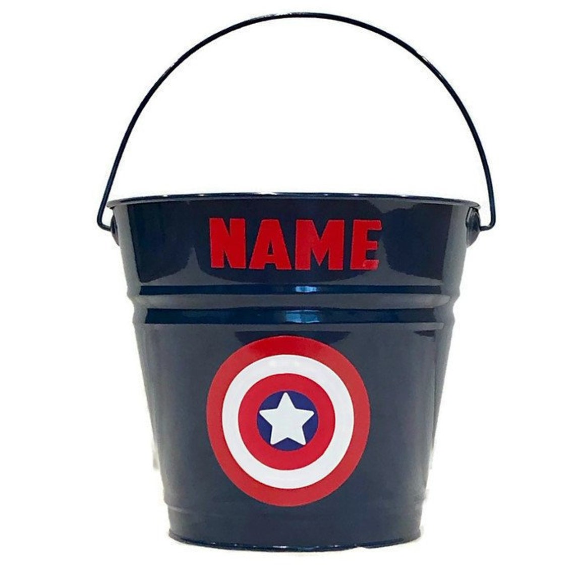 Captain America Superhero Captain America Bucket | Etsy