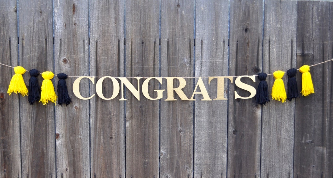 Congrats Banner - Congratulations Banner - Graduation Banner ...