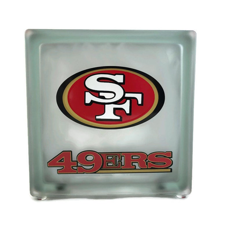 San Francisco 49ers Night Light San Francisco 49ers Glass | Etsy