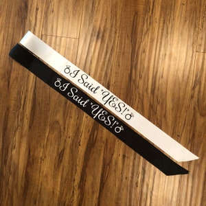 I Said Yes Sash, Bachelorette Sash, Satin Sash, Bride to Be Sash ...