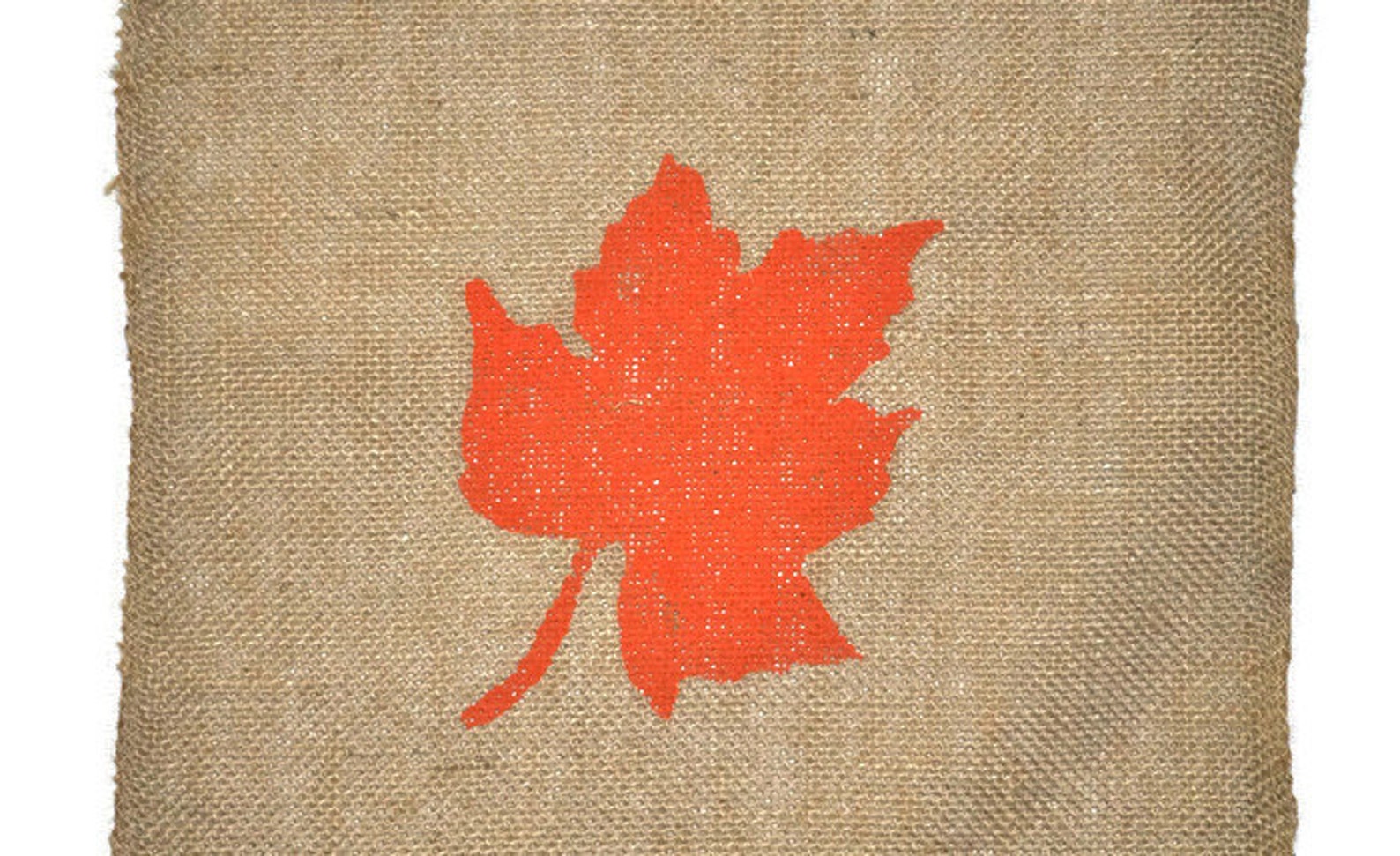 Fall Leaves Burlap Table Runner Thanksgiving Burlap Table - Etsy