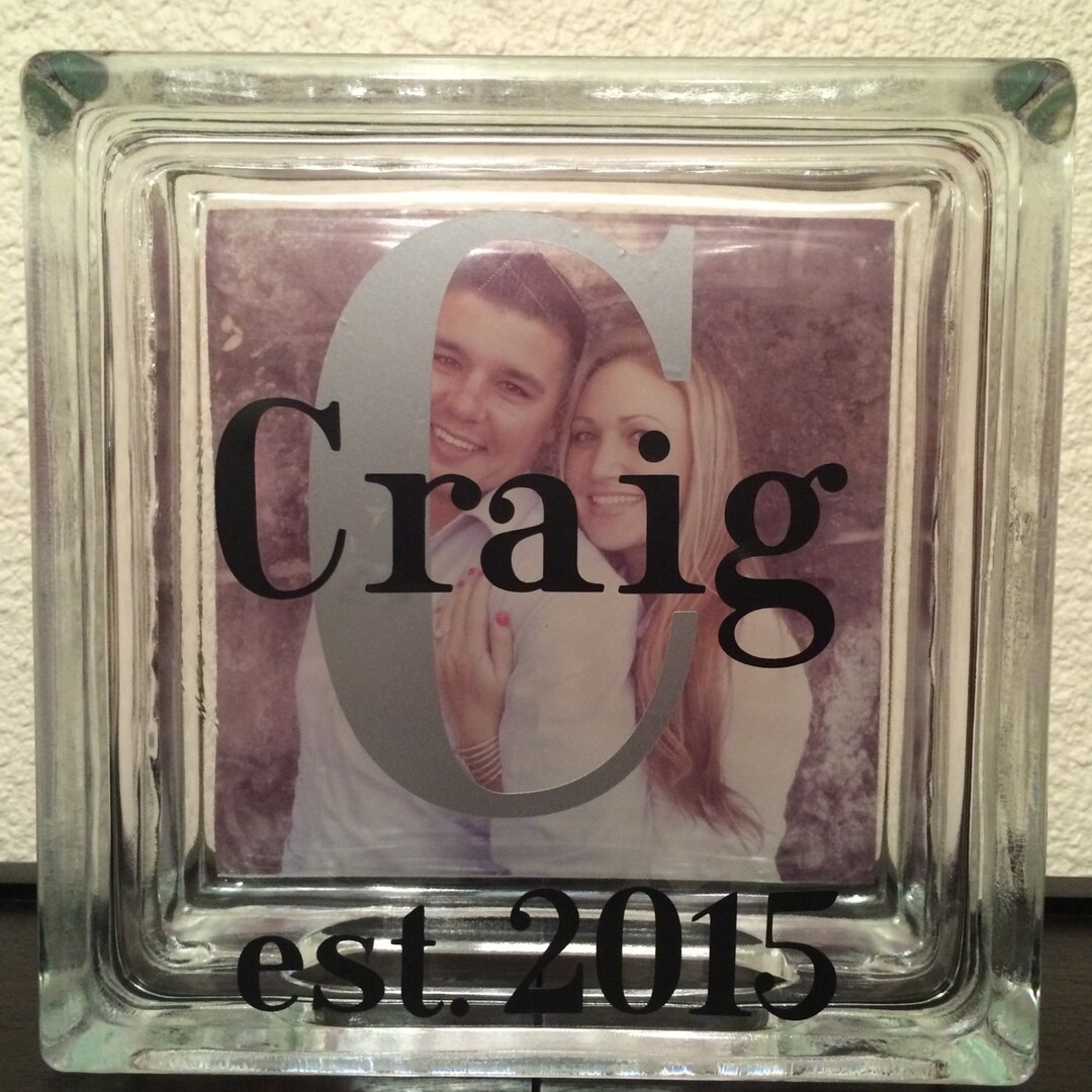 Glass Block - Photo Glass Block - Personalized Glass Block With Photo ...