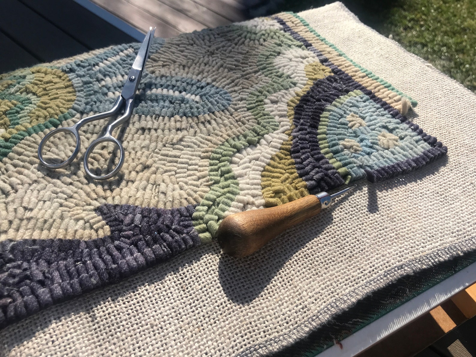 GONE FISHING. Rug Pattern for Hooking and Punch Needle. - Etsy