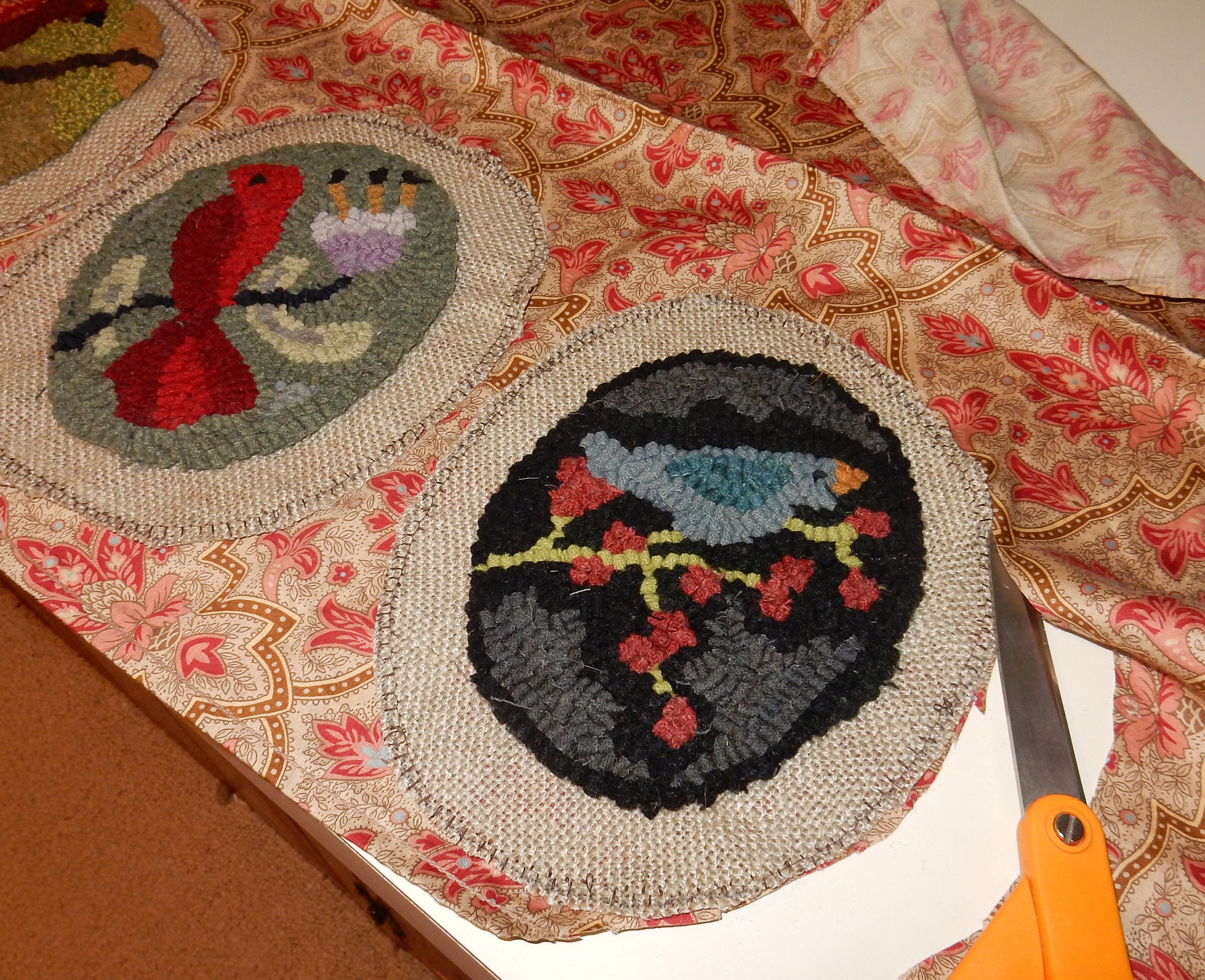 6 MINI BIRDS Rug Patterns for Hooking and Punch Needle. Each - Etsy