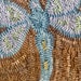 DRAGONFLY ~ Rug Pattern for Rug Hooking and Punch Needle. Two Sizes: 14 ...