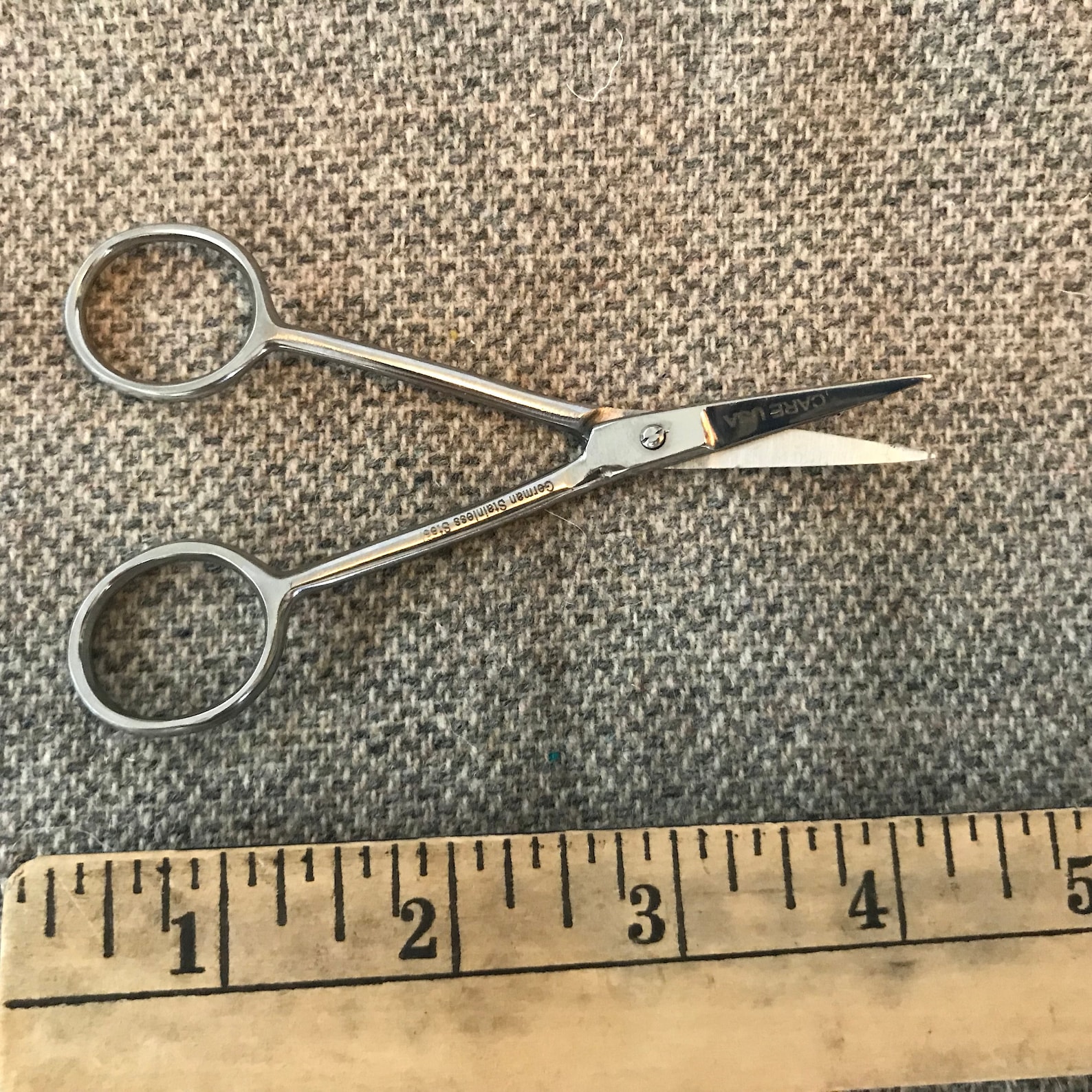 SCISSORS Stainless Steel Bent Handle for rug hooking | Etsy