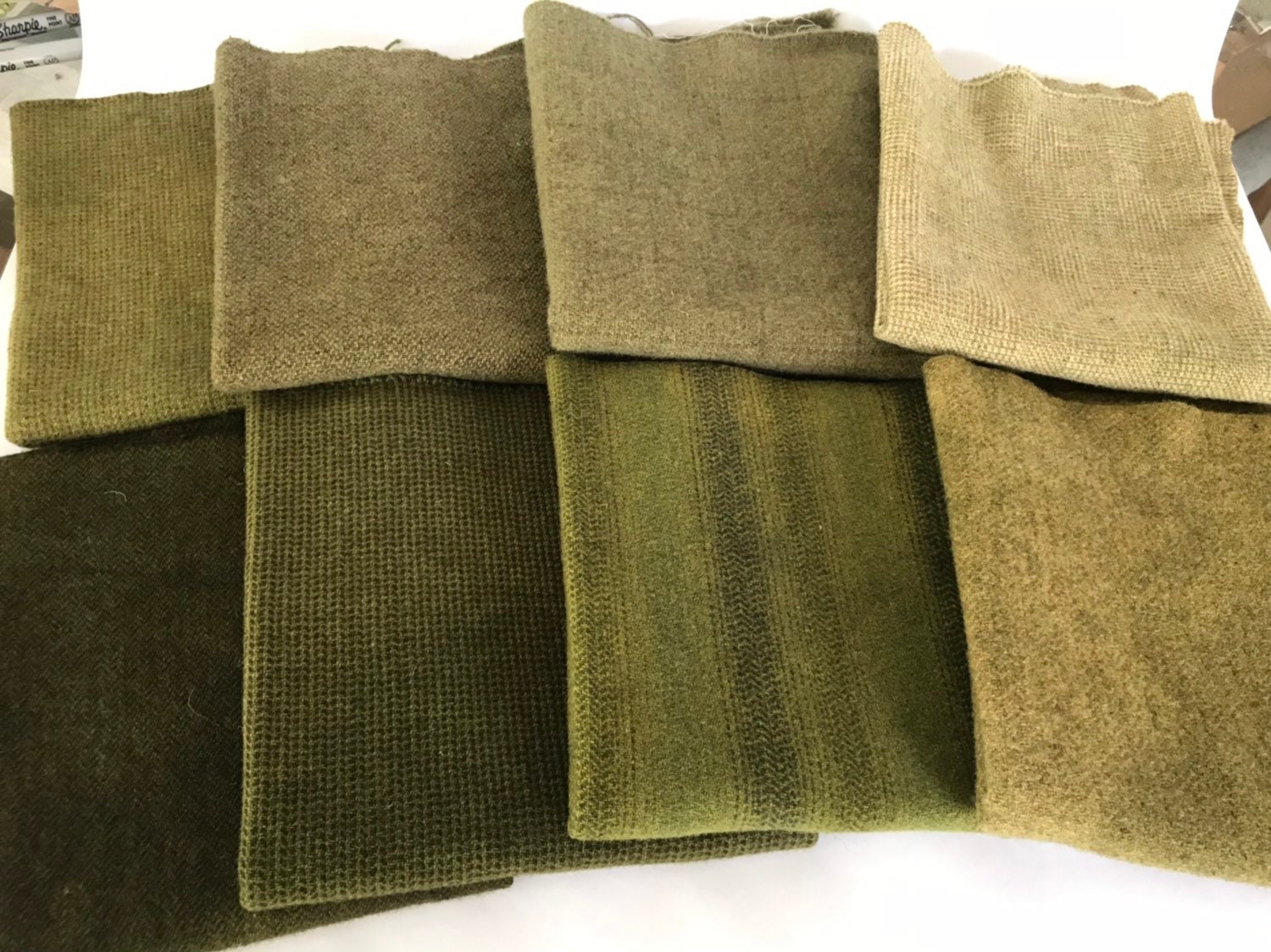 Rug Pattern BASKET WEAVE CROOKED on Primitive Linen 3 Sizes | Etsy