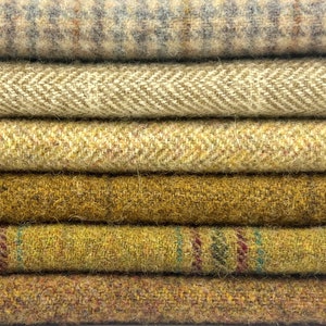 LARGE Bundle of 100% Wool Fabric, 6 Panels 14x16 Each, 1344 Square ...