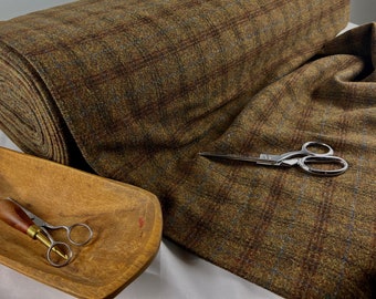 Plaid Wool Fabric - Etsy