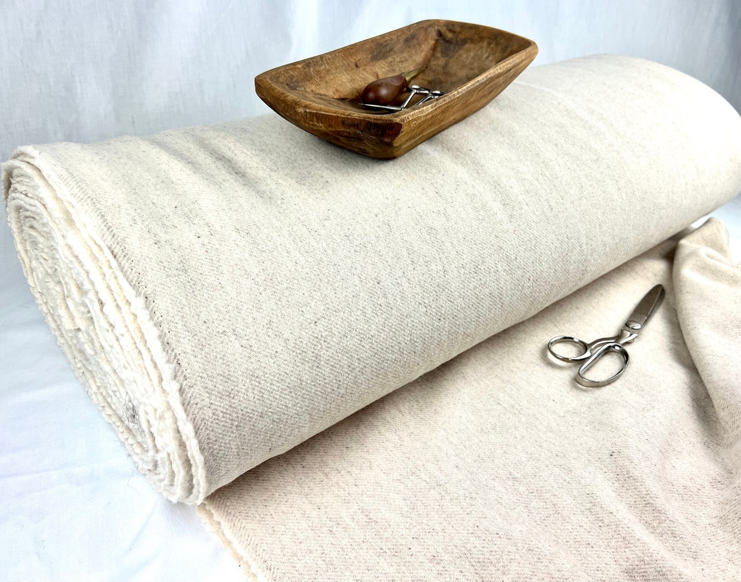 100% Wool Fabric by the Yard. Medium Weight 58-60" Wide. Multiple Yards ...