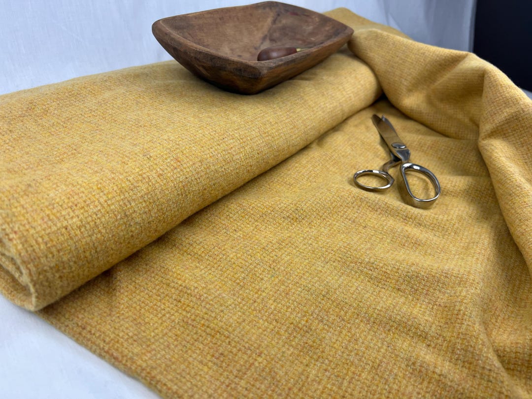 Yardage CREAMED CORN Wool Fabric by the Yard Medium Weight 16oz. Yard ...