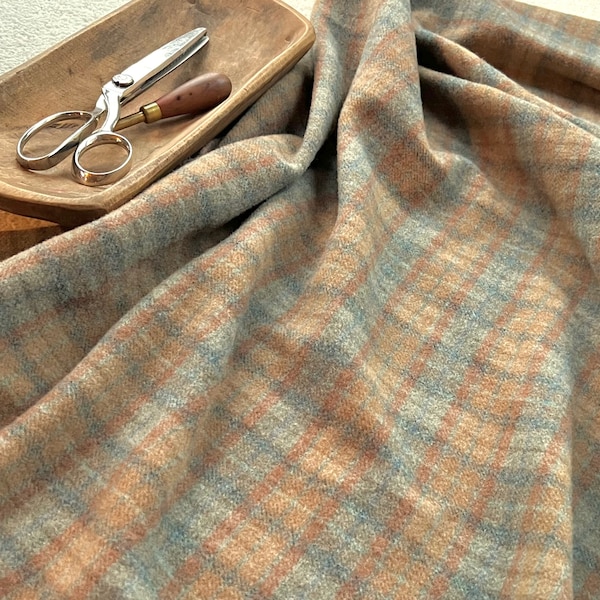 Plaid Wool Fabric - Etsy
