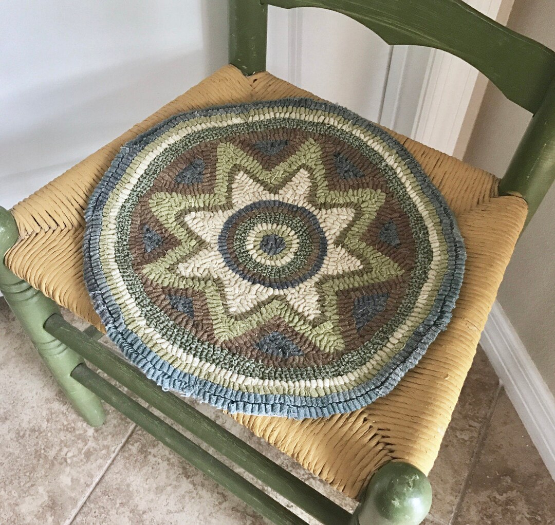 Lucky Star Rug Pattern: Punch Needle & Hooking (12", 14", 16") - Etsy