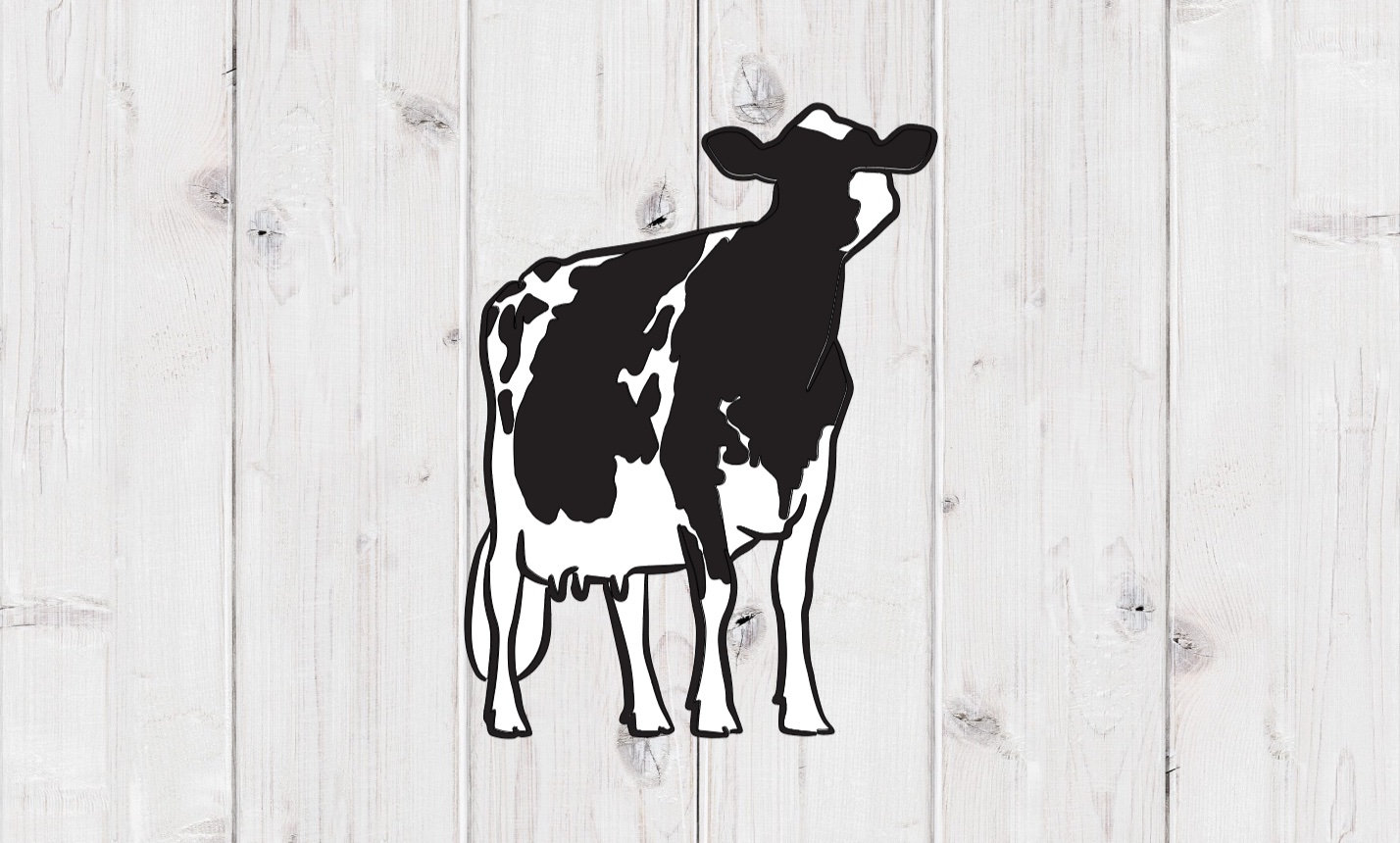 Show Dairy Cow Sticker - Etsy