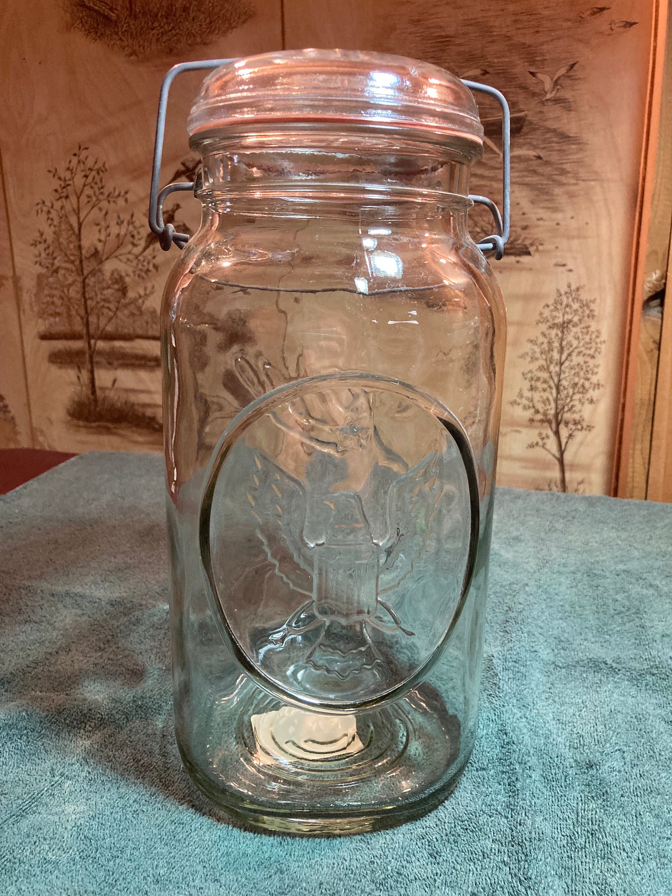 Vintage Ball Ideal Canning Jar With Wire Top - Etsy