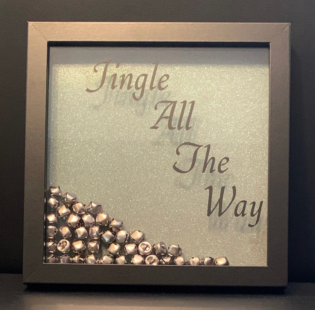 Holiday Shadow Box "jingle All the Way" - Etsy