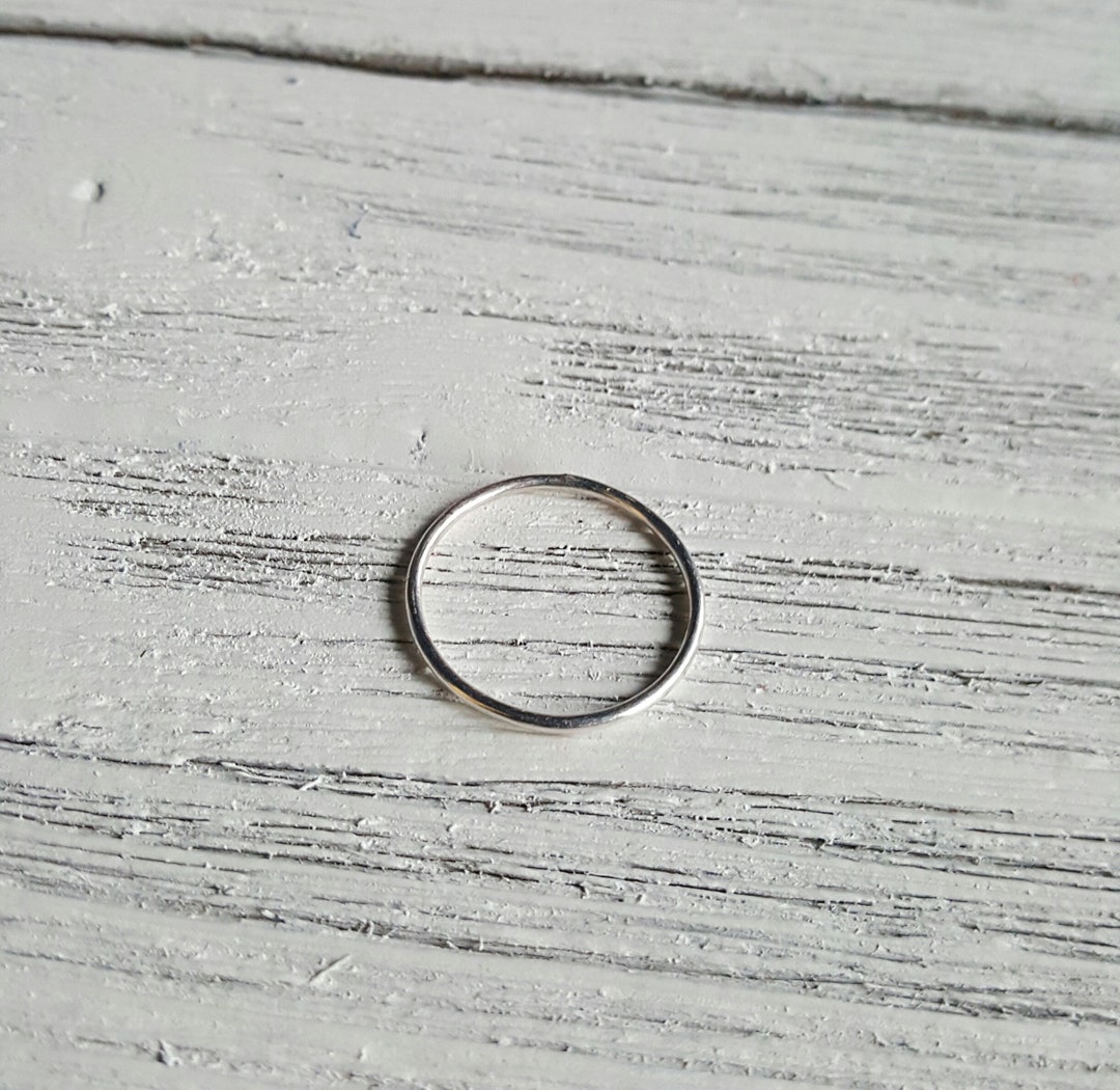 Sterling Silver Stack/ Promise/ Engagement/ Anniversary/ Purity Ring - Etsy