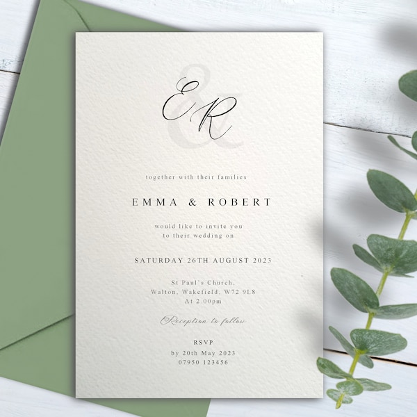 Wedding Invitations - Etsy UK