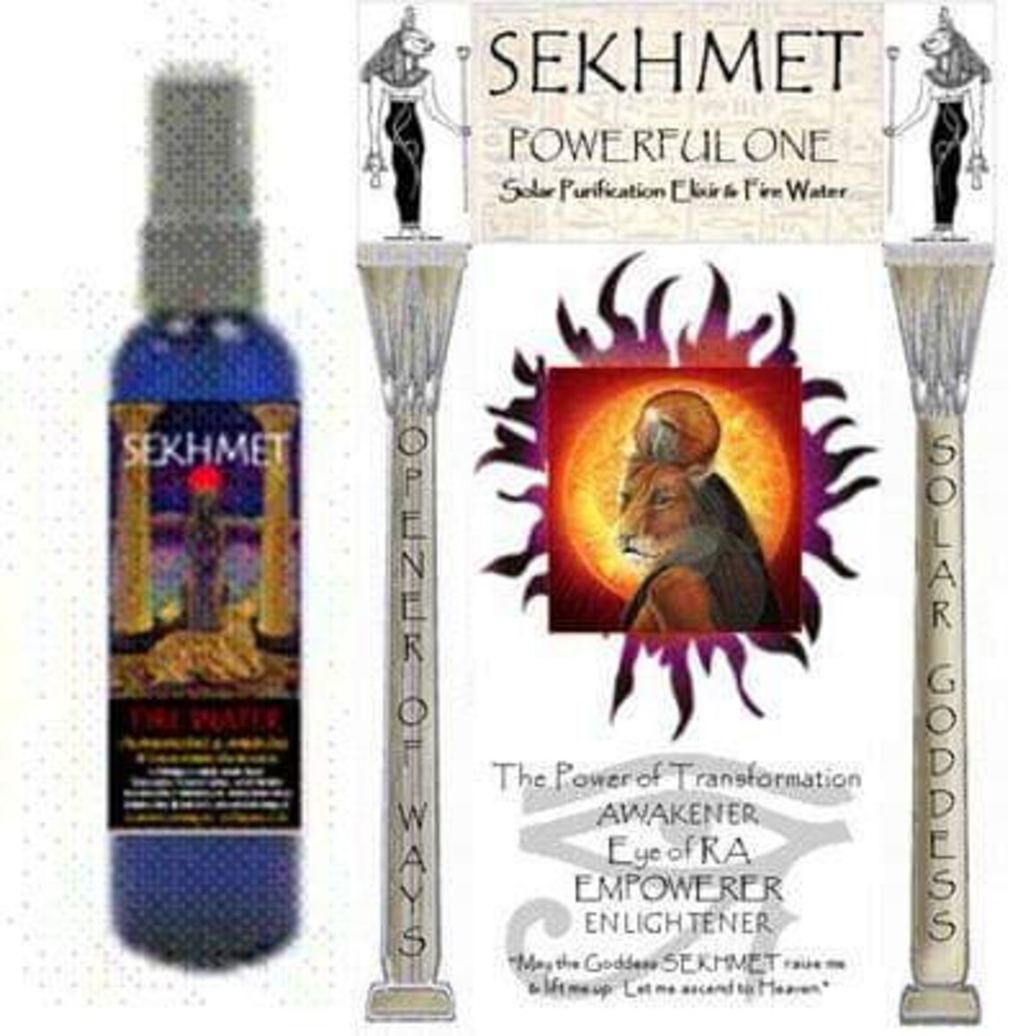 Goddess SEKHEMET Fire Water by Gypsy Goddess - Etsy