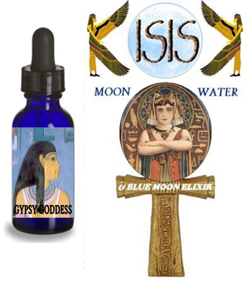 ISIS BLUE MOON Elixir by Gypsy Goddess - Etsy