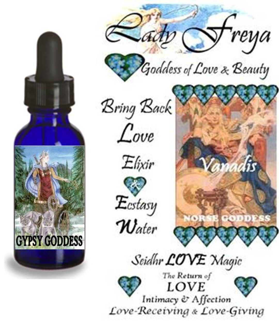 FREYA Bring Back LOVE Elixir by Gypsy Goddess - Etsy