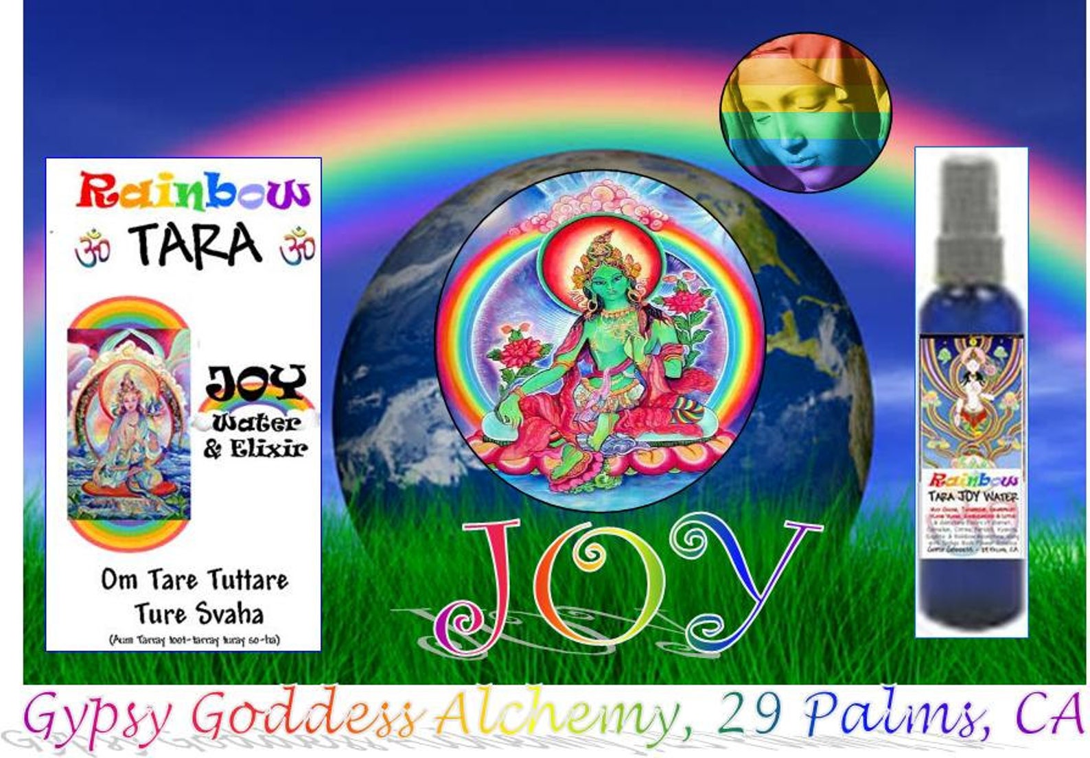 RAINBOW TARA Joy Water by Gypsy Goddess - Etsy