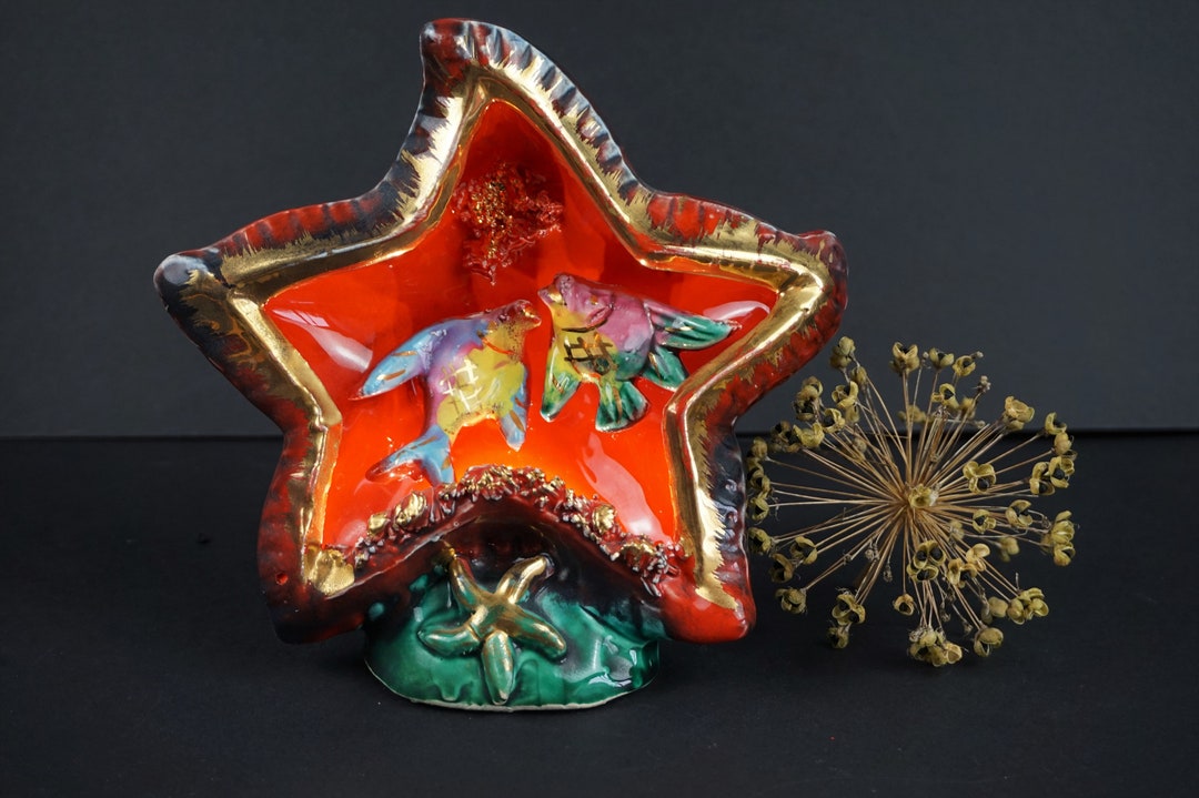 Mid Century Vallauris Fish TV Lamp // French Kitsch Light // - Etsy UK