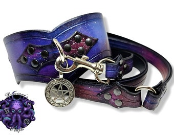 Gothic Leash Choker - Etsy