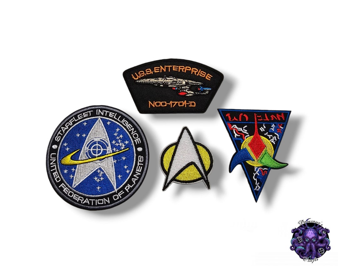 Embroidered Fabric Patch, Badge, Starfleet, TV Series, Badge ...