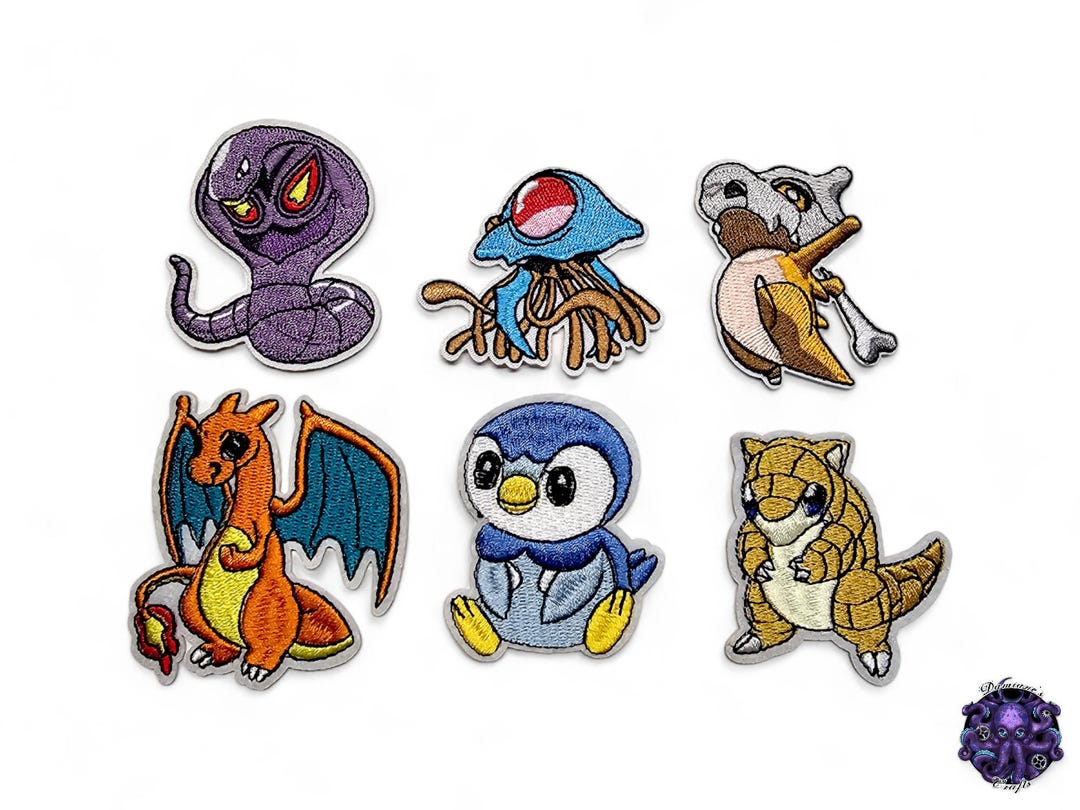 Embroidered Fabric Patch, Monster, Video Games, Iron On, Glue, Craft ...