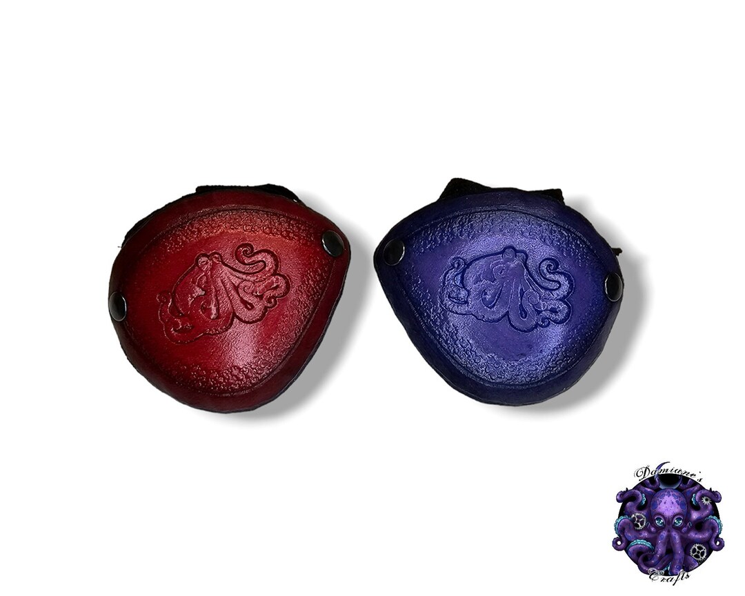 Eye Patch, Octopus, Bubbles, Genuine Leather, Embossed, Steampunk ...