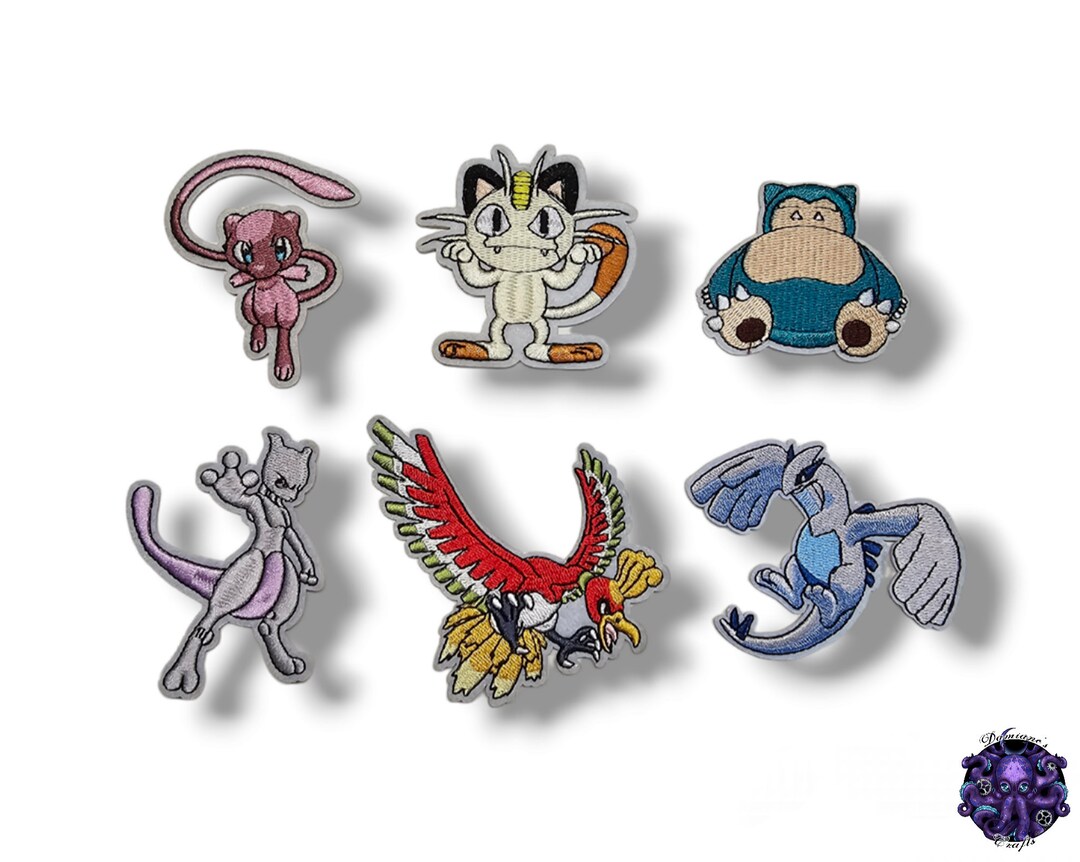 Embroidered Fabric Patch, Monster, Video Games, Iron-on Application ...