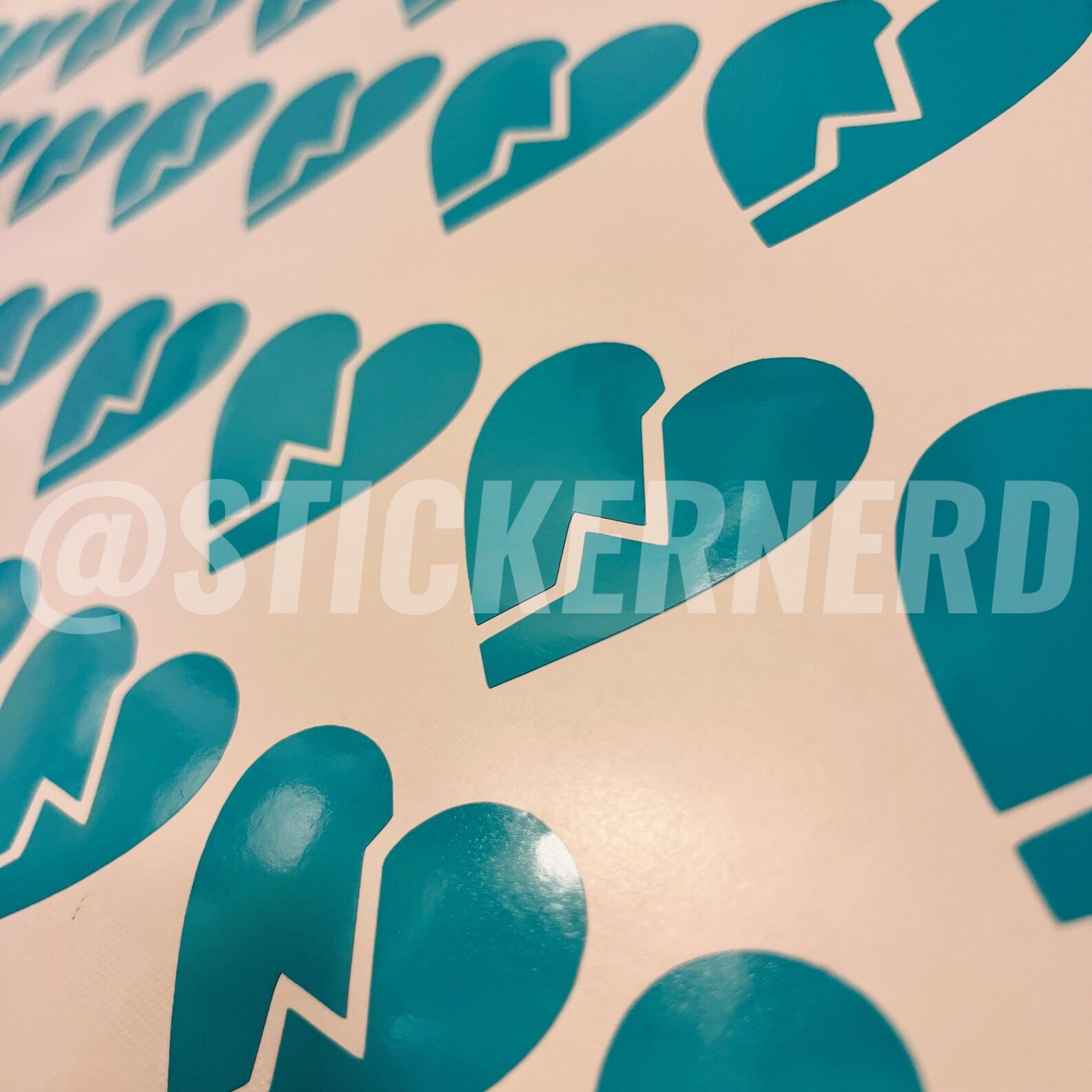 Broken Heart Sticker Pack: 42 Vinyl Decals - JDM KDM Tuner - Etsy