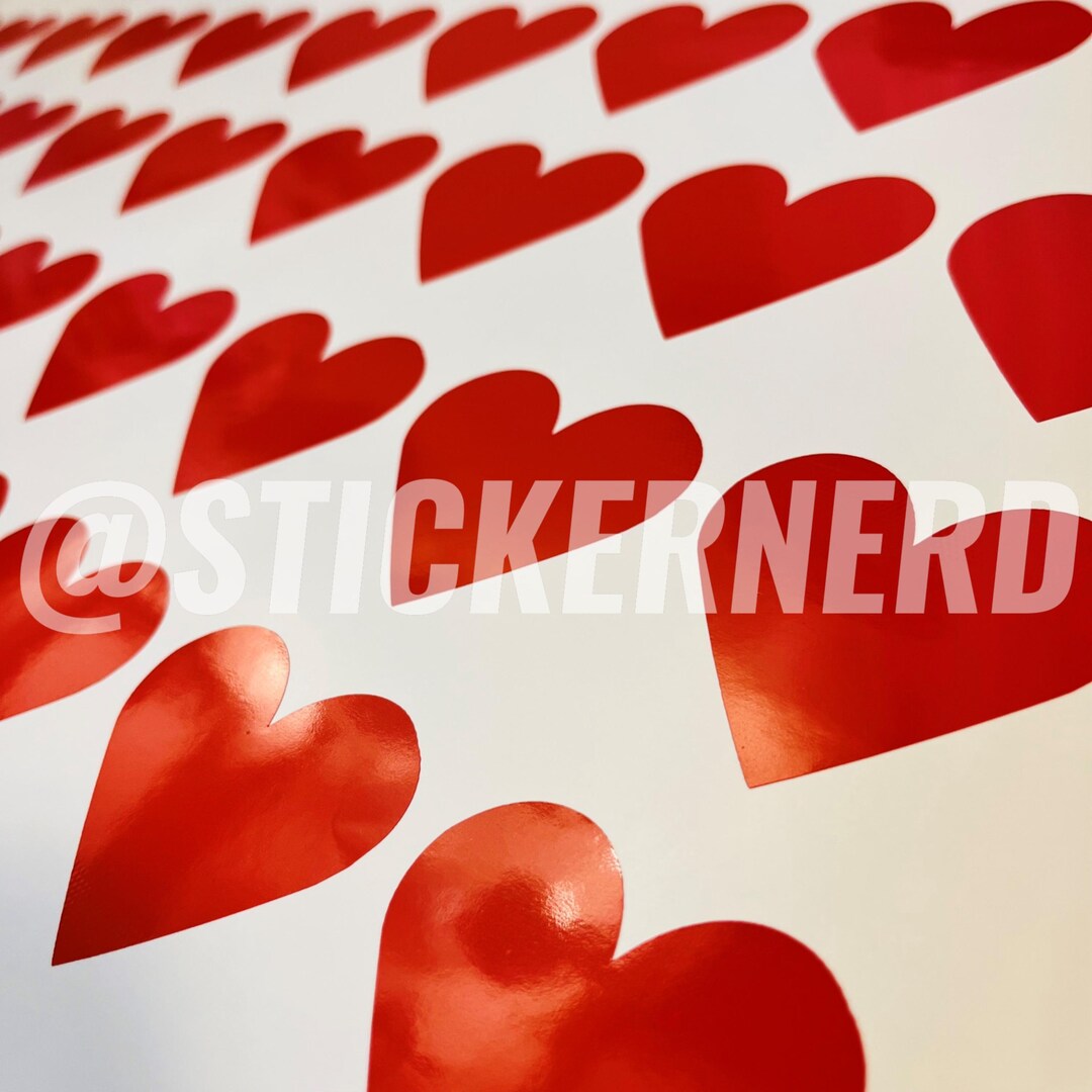 Heart Sticker Pack: 42 Vinyl Decals - JDM KDM Tuner - Etsy