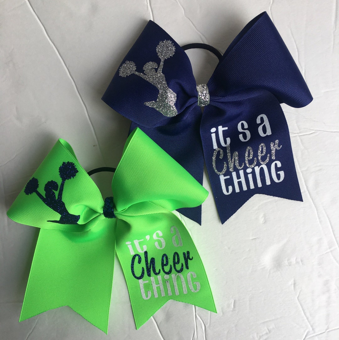Cheer Bows/ Personalized Cheerleader Hair Bow With its a - Etsy