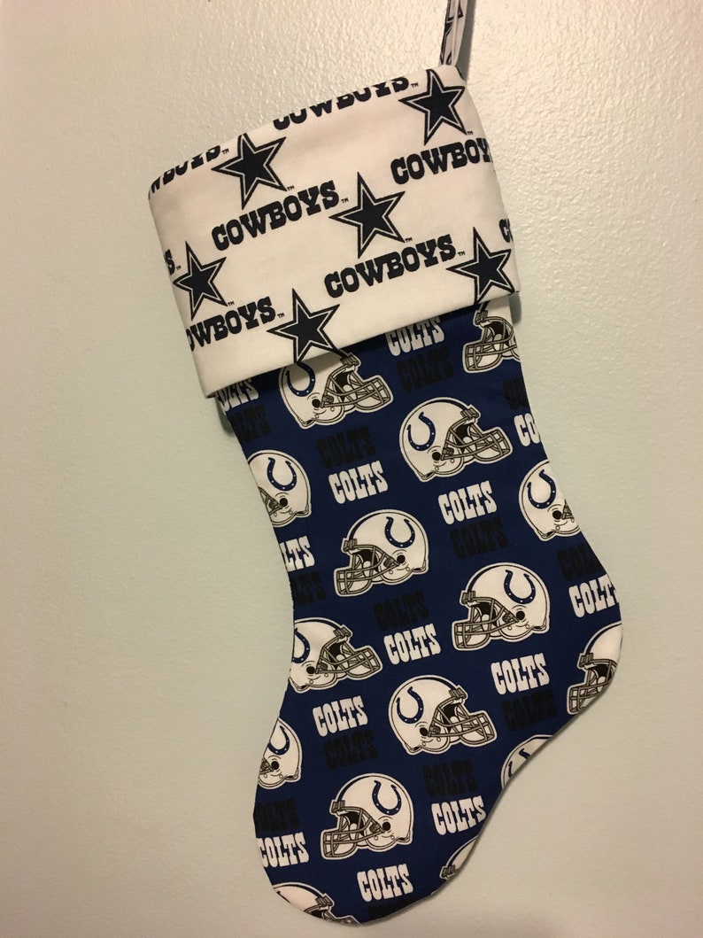 Fan Favorite - Custom House Divided Sports Christmas Stocking - Etsy