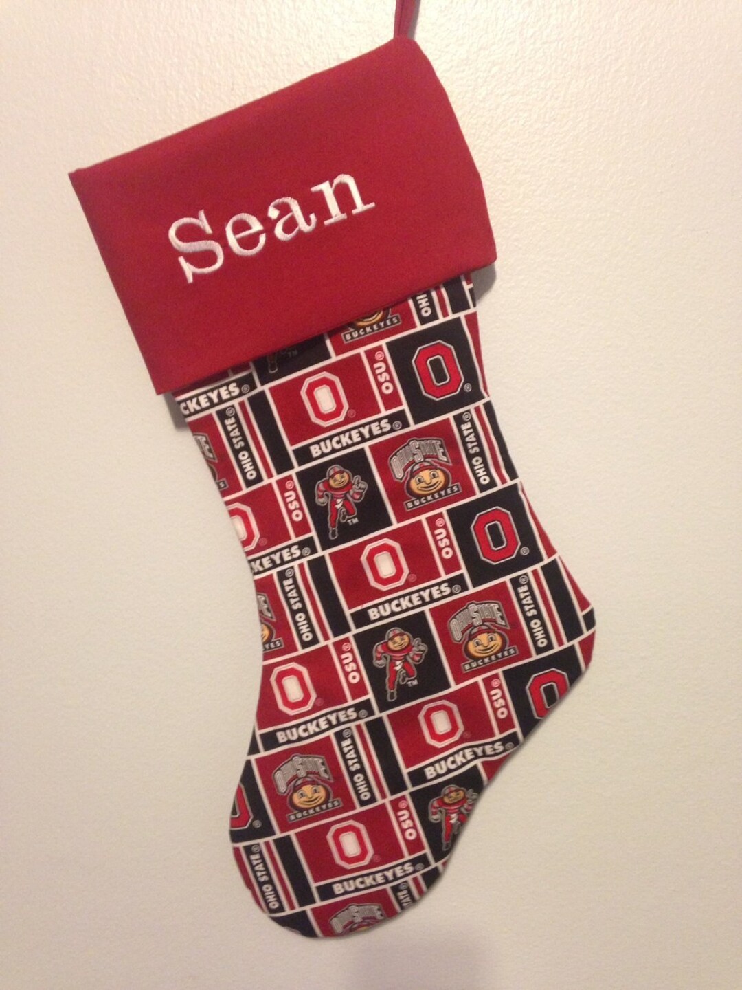 Fan Favorite Custom Ohio State Christmas Stocking - Etsy
