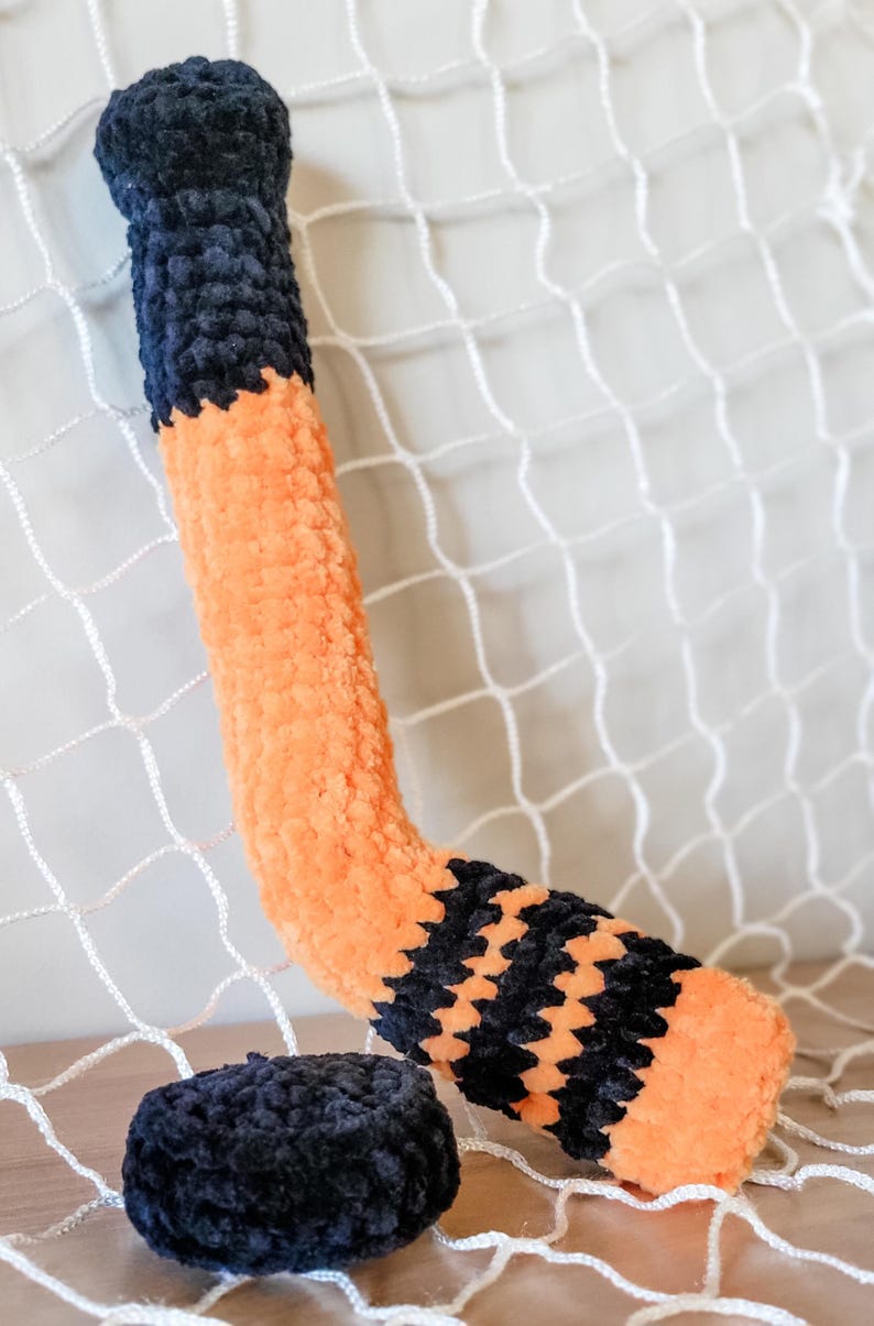 Plush Hockey Stick and Puck - Etsy