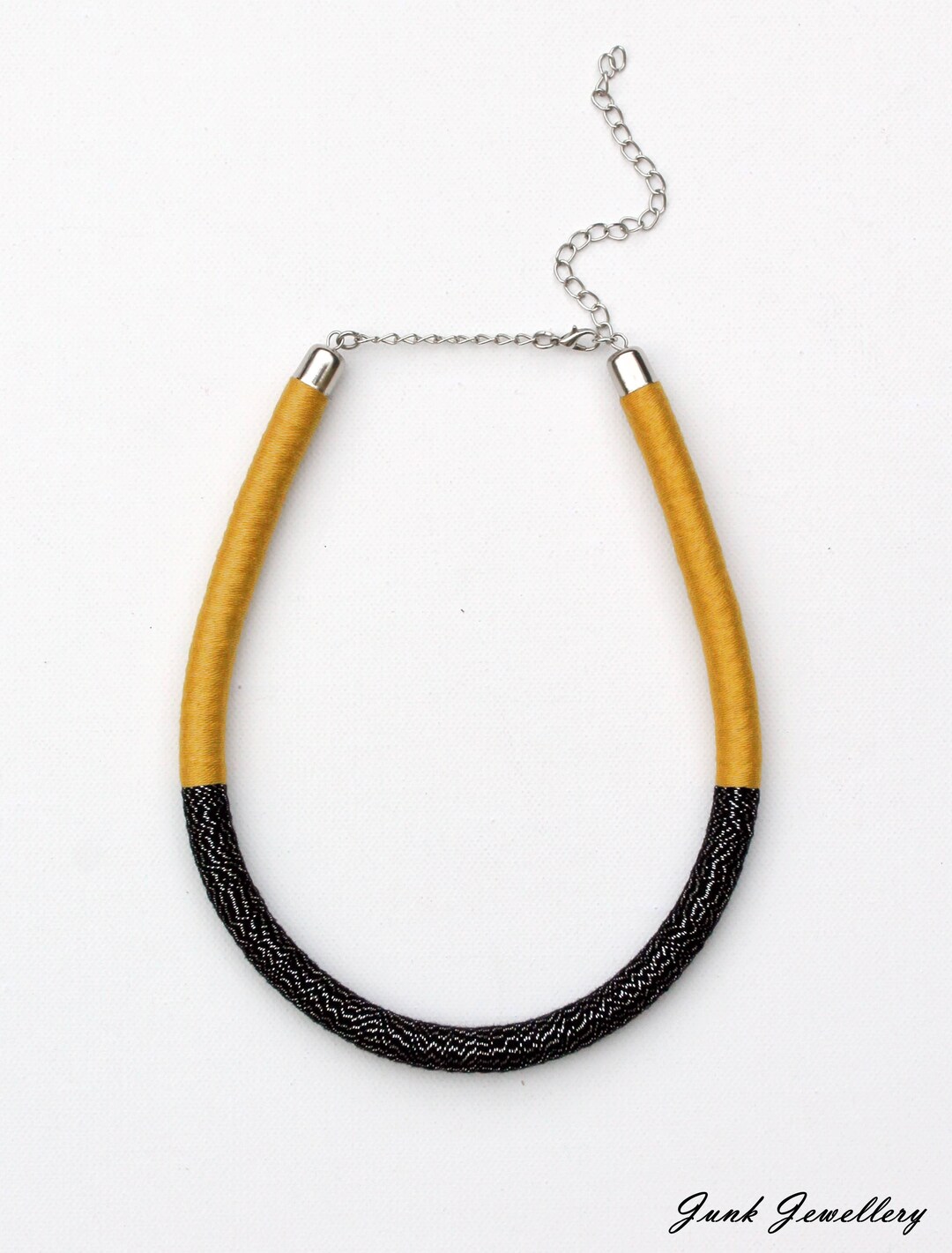 Rope Jewelry/ Rope Necklace/ Handmade/ Modern Necklace/minimalist ...