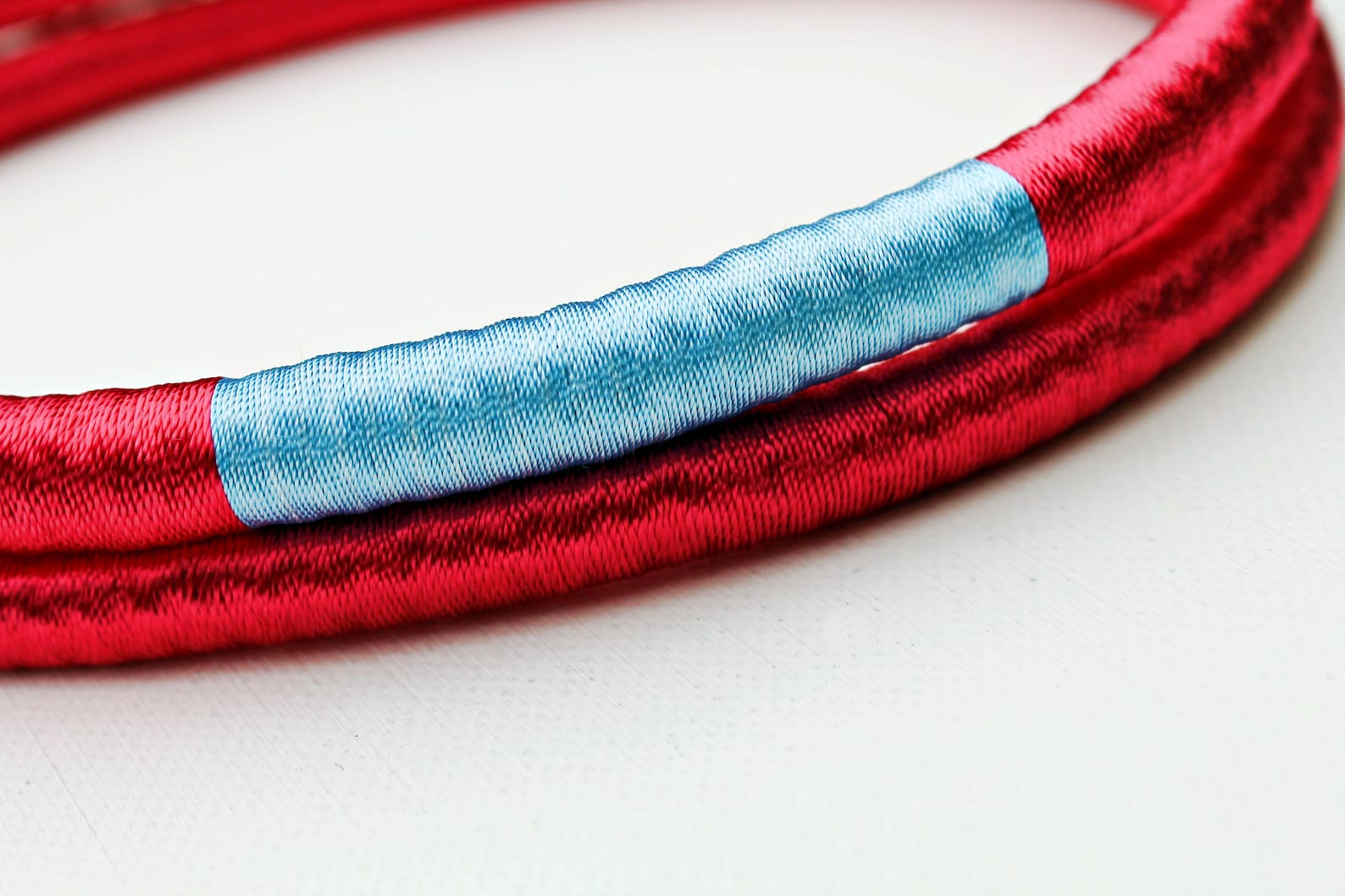 Magenta Pink Minimalist Necklace / Rope Necklace / Pink Necklace ...