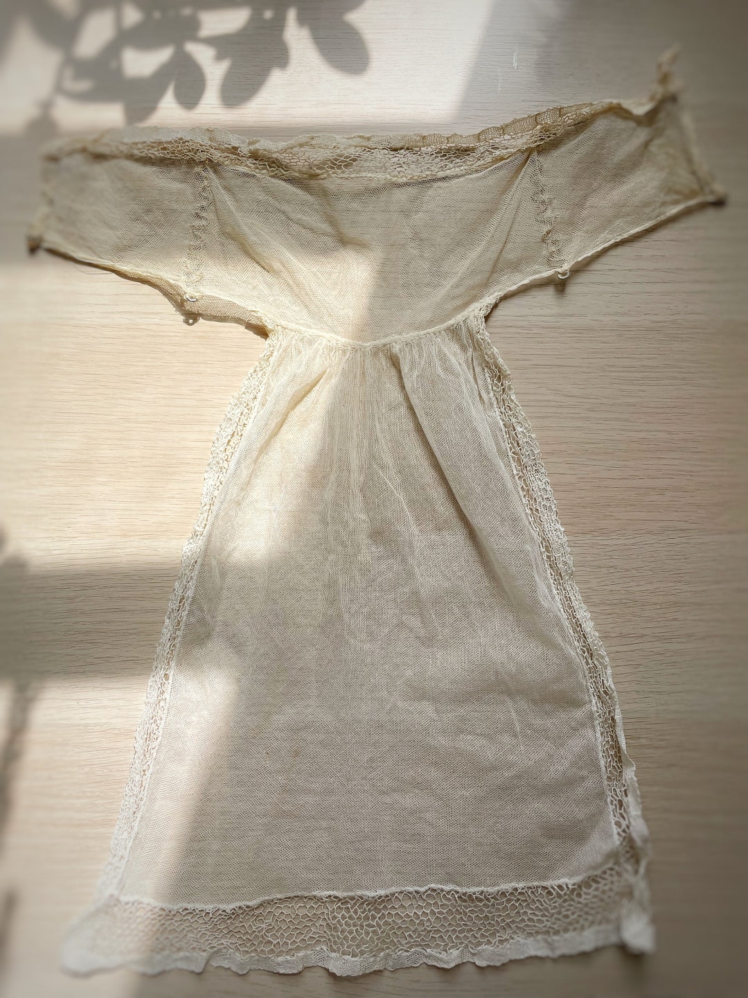 Off-white Antique Lace Collar, 19th Century Modesty Panel - Etsy