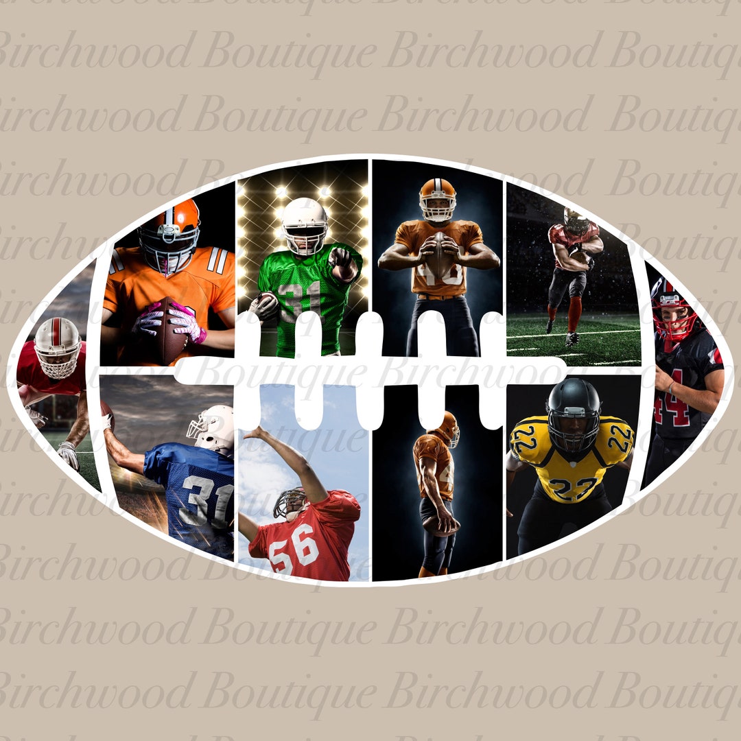 Custom Made Football Photo Design, Football Pics, Football Svg ...