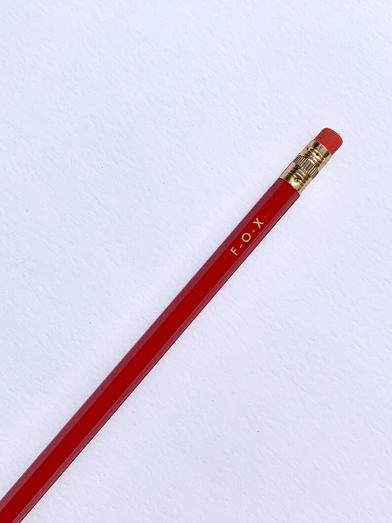 Rom-com Pencil Pack Set Red & Gold - Etsy