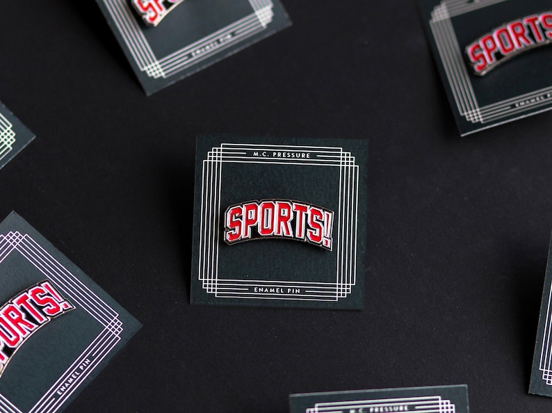 SPORTS Enamel Pin - Etsy