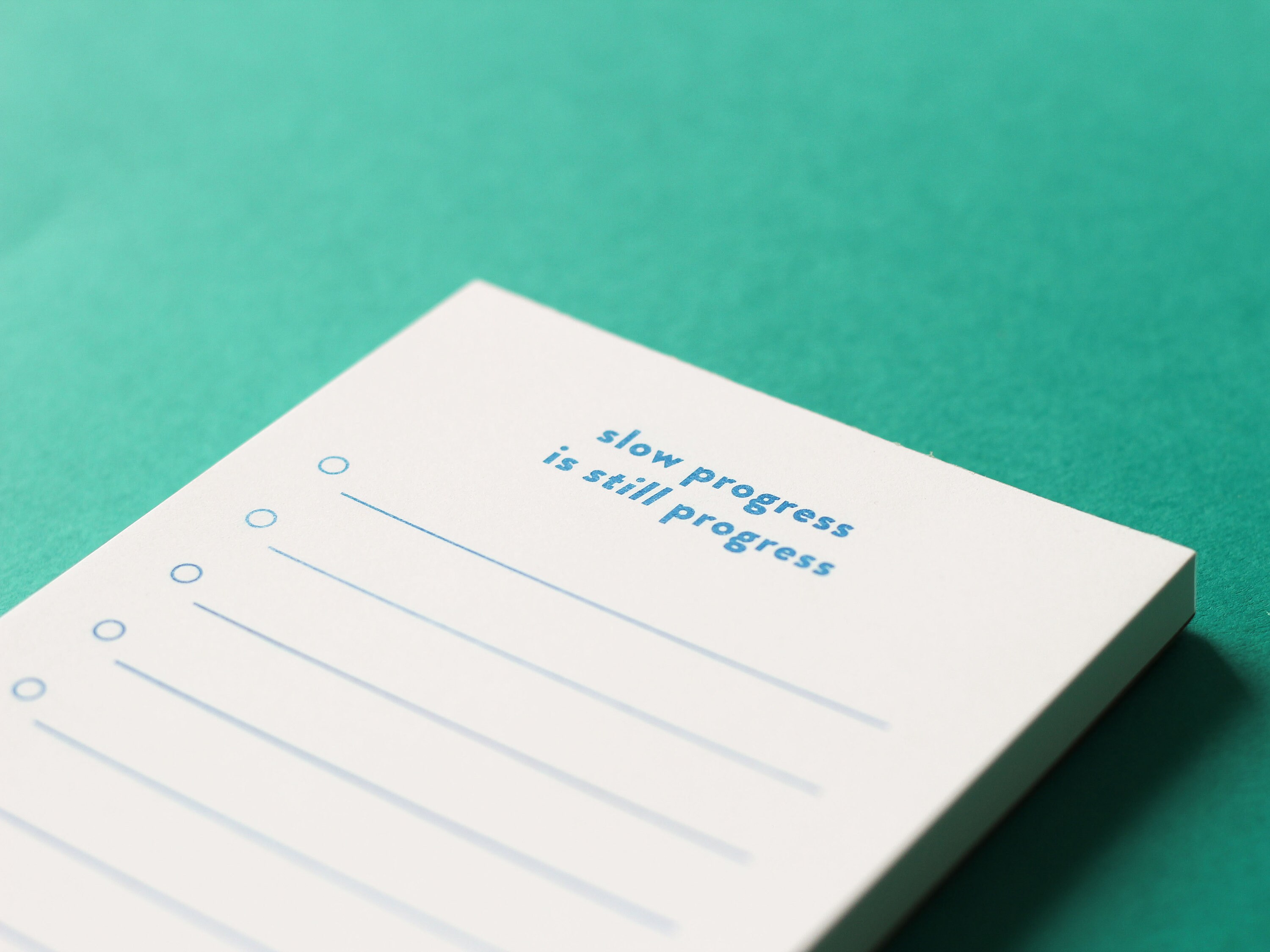 Slow Progress is Still Progress Notepad - Etsy