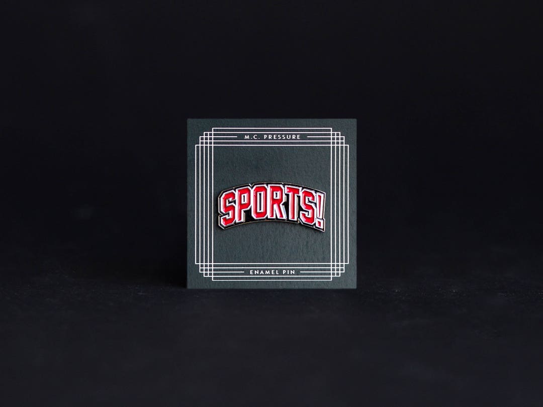 SPORTS! Enamel Pin - Etsy