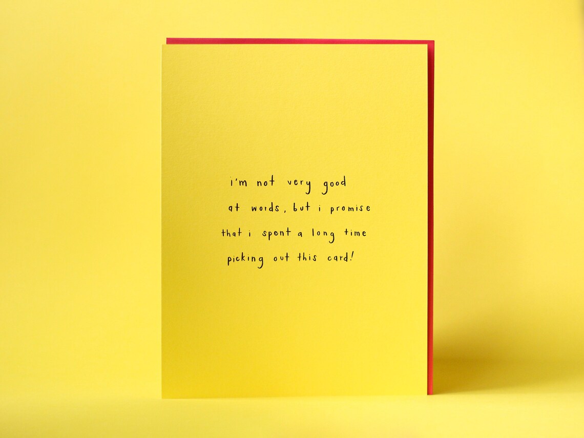Not Good With Words - Etsy